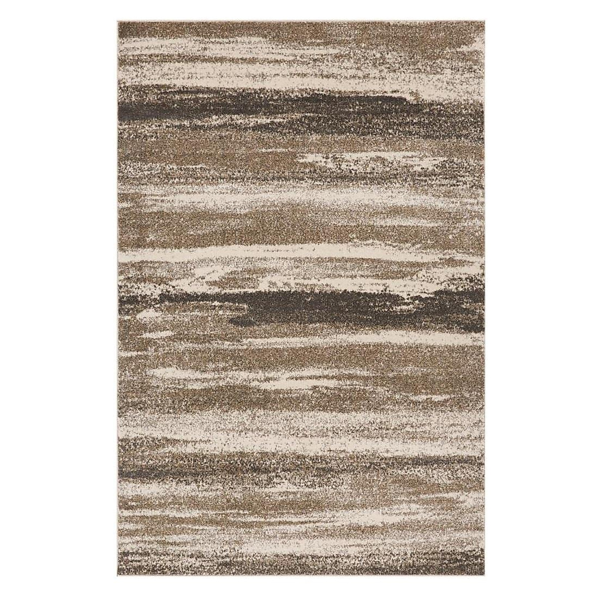 LUXE WEAVERS Lagos Collection 7501 Beige 8x10 Abstract Area Rug