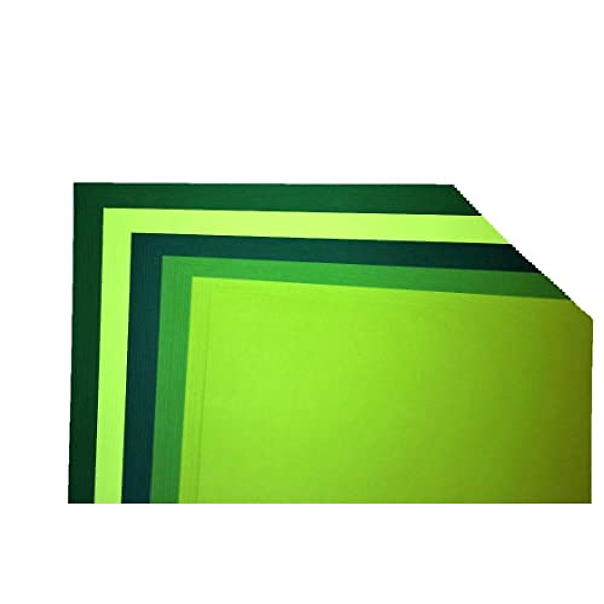 Recollections Cardstock Paper, 8 1/2" X 11" in Feathered Greens - 50 Sheets