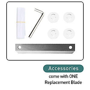 Koconic Stainless Steel Food Slicer,Manual Frozen Meat Slicer Beef and Mutton Roll Meat Cleavers Machine for Home Cooking of BBQ Hot Pot