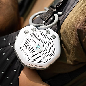 Adaptive Sound Technologies LectroFan Alpha Portable Sleep Sound Machine with 7 Soothing Non-Looping Guaranteed Sounds with Fan, Heartbeat & White Noise for Babies Toddlers & Adults