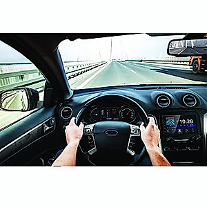 Kenwood DMX47S 6.8" Capacitive Touch Screen Digital Multimedia Receiver with Apple CarPlay & Android Auto (Does not Play CDs)