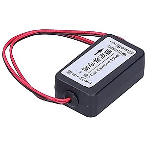Backup Camera Rectifier, 12V DC Car Rearview Camera Power Relay Capacitor Filter Reverse Camera Rectifier Voltage Regulator