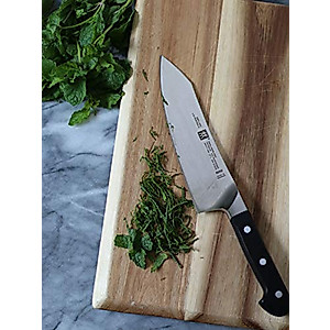 ZWILLING Pro 7-inch Rocking Santoku Knife, 7'', Black/Stainless Steel