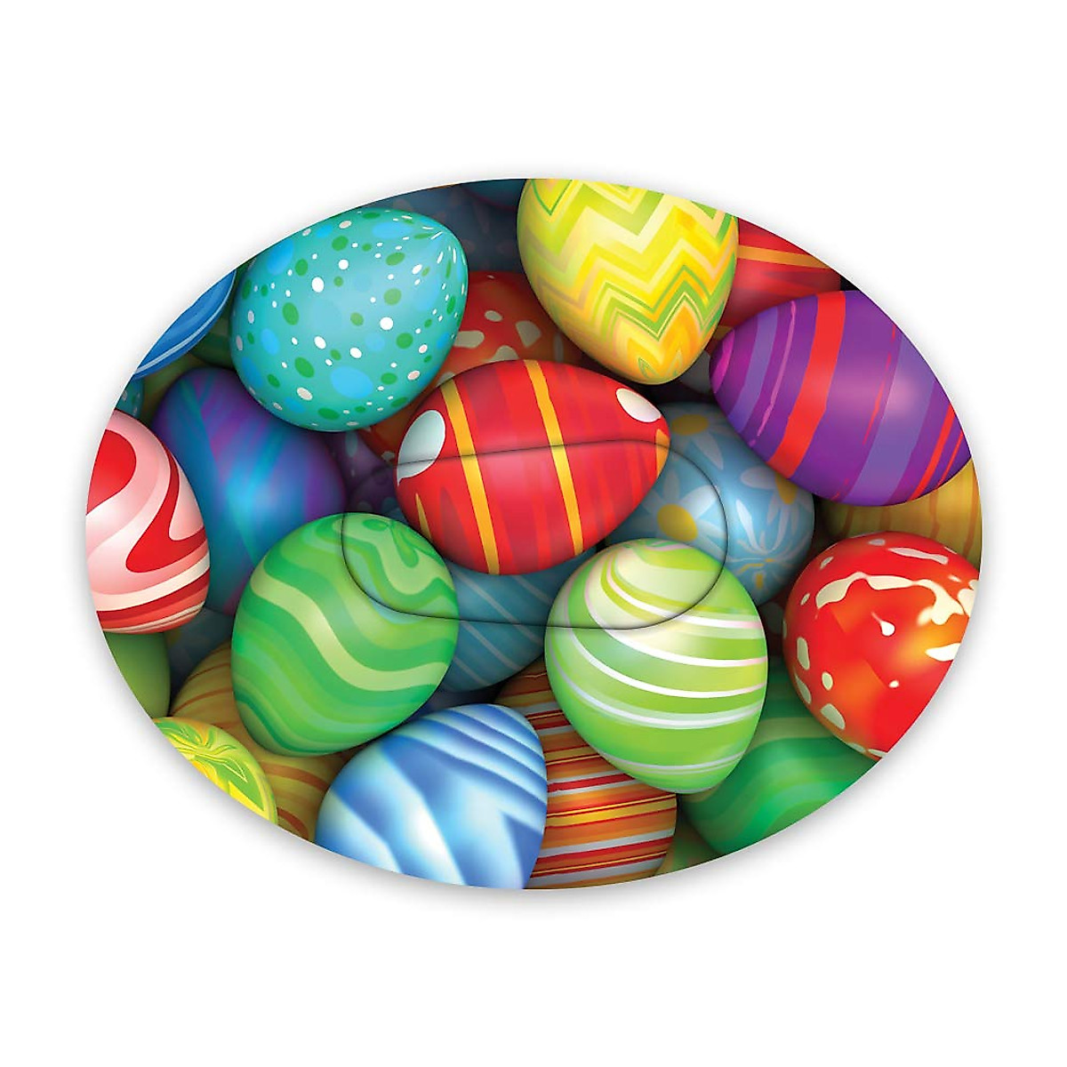 Dexcom G6 Easter Theme precut Adhesive Patches, 5 Pack. Split Backing.