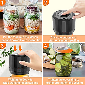 UNERVER 52 PCS Mason Jar Lids and Rings Wide Mouth, Reusable Large Canning Lids for Mason Jars, Food Grade Material Fit & Airtight, Lids for Mason Jars Complimentary whiteboard marker