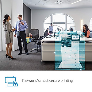 HP LaserJet Enterprise MFP M634z Monochrome All-in-One Printer with built-in Ethernet, 2-sided printing, extra paper trays & 3-bin stapler/stacker (7PS96A)