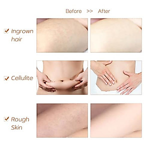 ICANdOIT Stiff Sisal Bristles 2 in 1 Long Handle Bath&Shower Brush,Bath Scrubber with Pumice Stone,Exfoliate&Soften Skin,Dry Brushing Body Brush for Cellulite&Lymphatic Drainage,Reduce ingrown Hairs