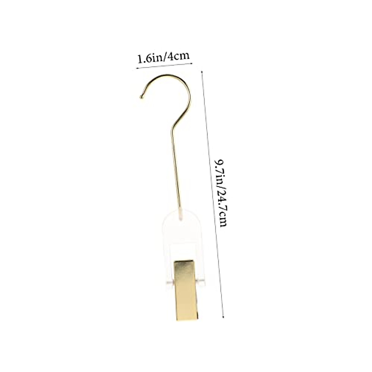 HANABASS 2pcs Coatpin Multipurpose Hanger Skirt Hangers Scarf Hangers for Closet Hat Hangers Clips Laundry Hooks with Clips Underwear Drying Rack Multi-Function Clothes Hangers Closet Hook