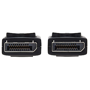 Tripp Lite DisplayPort Cable with Latches (M/M), DP to DP, 4K x 2K, 6-ft. (P580-006), Black, Monitor