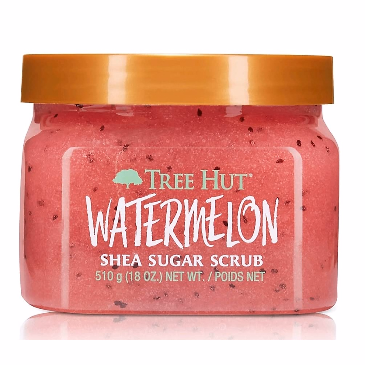 Tree Hut Shea Sugar Body Scrub, Watermelon, Coconut Lime,18oz, 2PK, With Single Makeup Remover Wipe