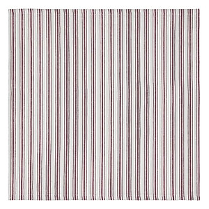 Piper Classics Timeless Ticking Red Ruffled California King Bedspread, High Skirt on 3 Sides, Vintage Farmhouse Bedding, Christmas