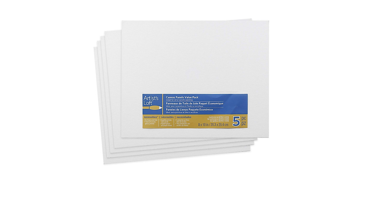 8x10 Canvas Panels - 5 Pack by Artist's Loft
