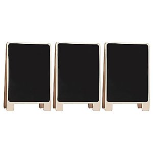3pcs Message Board Wooden Memo Boards Wooden Display Boards Wooden Wooden Billborads Wooden Blackborads Wooden Writing Boards Standing Blackboards Wooden Writing Borads