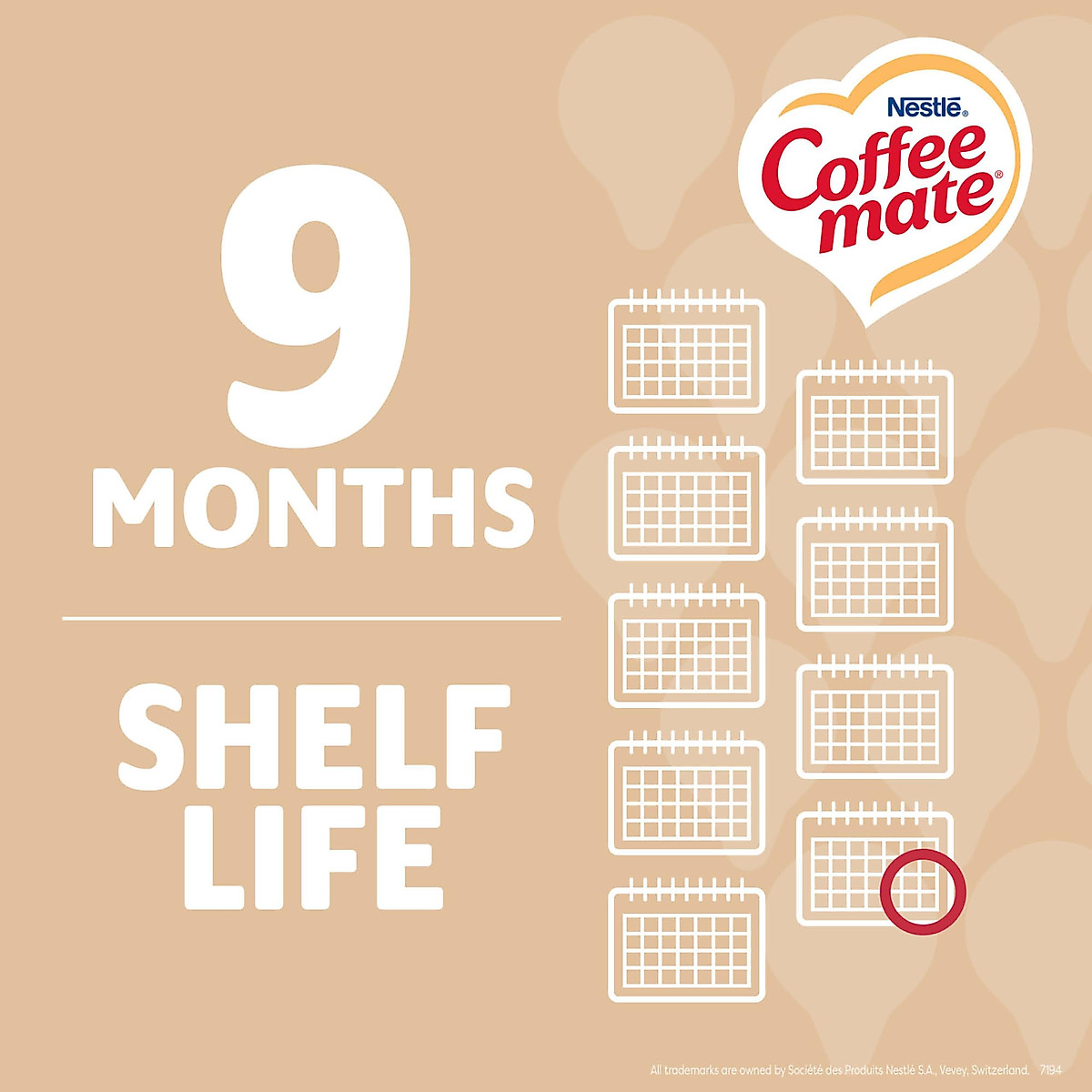 Nestle Coffee mate Coffee Creamer, Original, Liquid Creamer Singles, Non Dairy, No Refrigeration, Box of 180