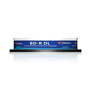 Verbatim 43746 BD-R DL 50GB 6X - 10 Pack Spindle
