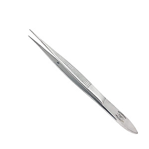 Scientific Labwares Fine Precision Stainless Steel Lab Tweezers/Forceps with Medium Tips