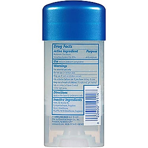 Arrid XX Extra Extra Dry Clear Gel Antiperspirant Deodorant, Morning Clean , 2.6 Oz, Pack of 6