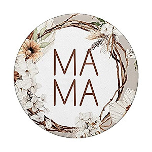 Floral Mama Cute Mother's Day for Mommy Mother PopSockets Swappable PopGrip
