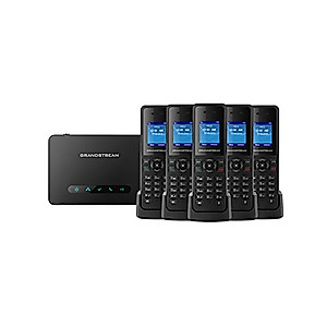 Grandstream DP750 Long-range DECT Base Station + DP720 5-UNITS DECT HD Handset