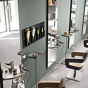 2Pcs Clipper Holders for Barbers - Barber Clipper Holder Rack, Barber Clipper Organizer, Hair Clipper Holder, Hair Trimmer Storage Rack (Wall Mount)