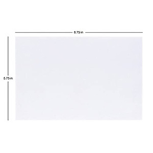 Office Depot Clean Seal(TM) Invitation Envelopes, 5 3/4in. x 8 3/4in., White, Box Of 100, 12030