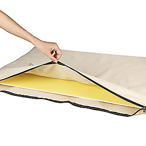 Large Size Art Portfolio Tote with Nylon Shoulder,24"X 36"Light Weight Waterproof Poster Board Storage Bag, Drawing Painting Sketch Bag for Student Art Work Portfolio and Artist