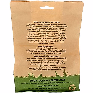 Dog Rocks - Prevent Grass Burn Spots by Urine - Save Your Lawn from Yellow Marks - 600g