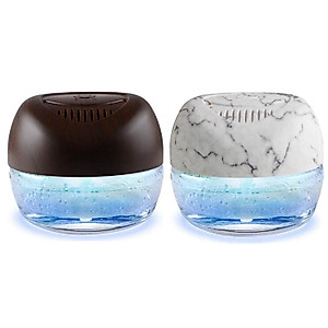 ap airpleasure 2-Pack Water-Based Purifier Air Washer, Air Revitalizer & Fresh Aire Freshener, Air Fresher with 7 LED Color Changing Mood Light for Rooms