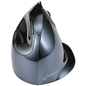 Evoluent VMDMW VerticalMouse D Medium Right Hand Ergonomic Mouse with Wireless USB Receiver. The Original VerticalMouse Brand Since 2002