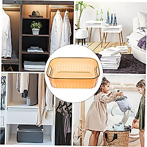 NOLITOY 2pcs Kitchen Storage Box Toiletry Organizer Clear Plastic Drawers Clothes Drawer Storage Container Cabinet Stackable Storage Drawers Makeup Case Storage Box for Home Socks Case Bra