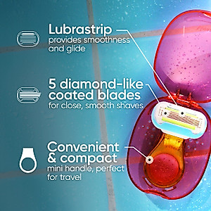 Gillette Venus Snap Cosmo Pink with Extra Smooth Women's Razor