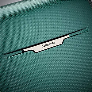 Samsonite Winfield 3 DLX Hardside Expandable Luggage with Spinners, Checked-Large 28-Inch, Emerald