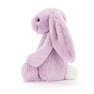 Jellycat Bashful Lilac Bunny Stuffed Animal, Medium 12 inches | Rabbit and Bunny Plush Toy | Classic Children's Gift