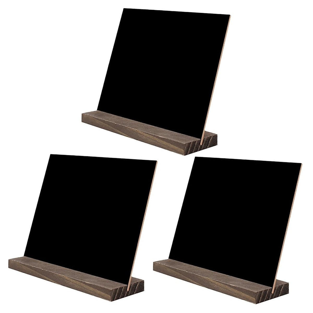 3 Pcs Wedding Signs Mini Chalkboard Mini Wooden Blackboard Table Centerpieces Mini Wooden Chalkboard Small Store Blackboard Small Wood Blackboard Table Blackboard The Sign Bamboo