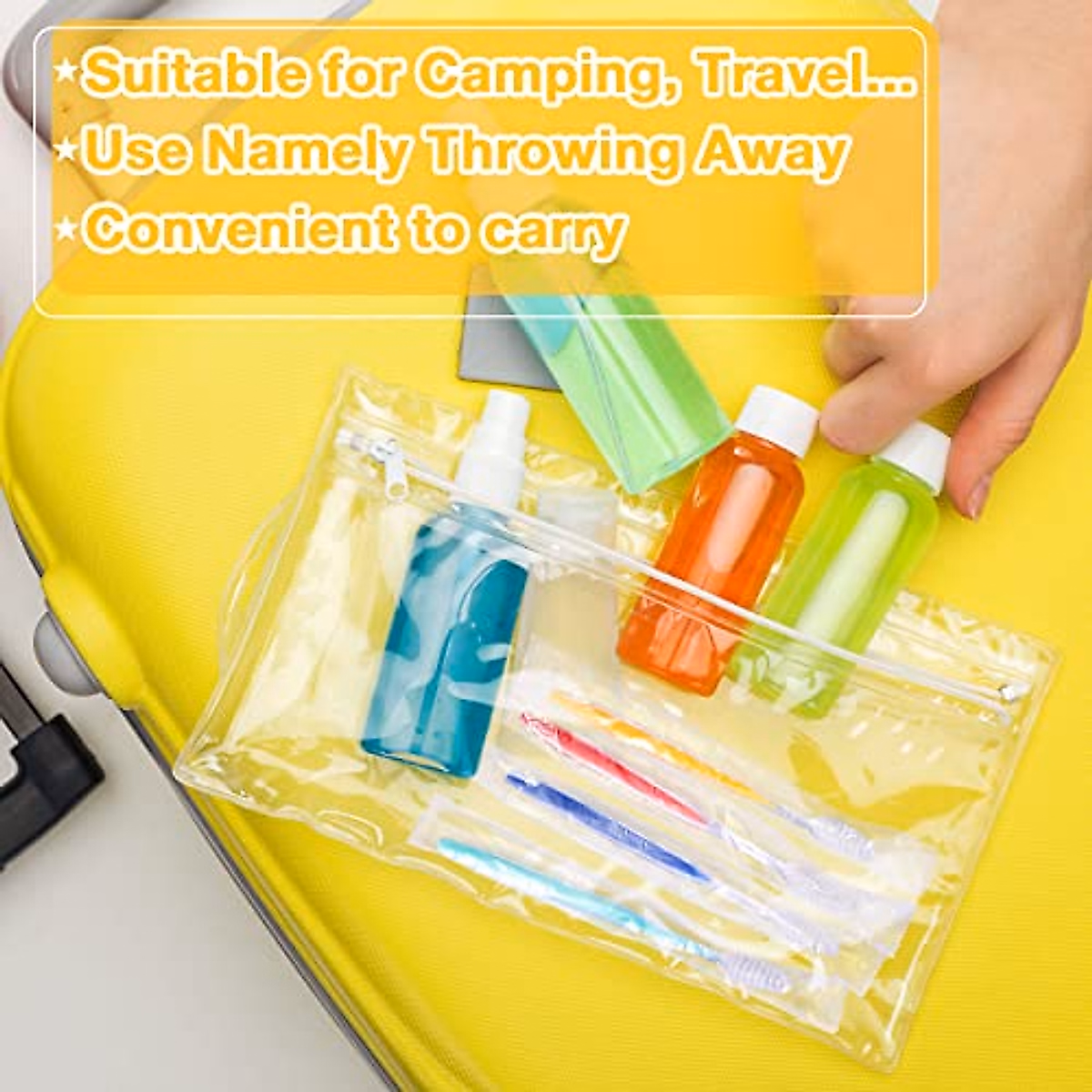 Honeydak 400 Pack Disposable Toothbrushes Individually Wrapped Toothbrushes Manual Single Use Toothbrush Soft Bristle Toothbrush Colorful Disposable Tooth Brush Set for Adults Kids Travel Toiletries