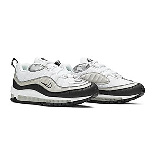 Nike AIR MAX 98 White/Metallic Silver/Brown AH6799 116 Women's Size 10