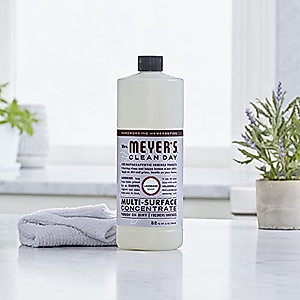 MRS. MEYER'S CLEAN DAY Multi-Surface Cleaner Concentrate, Use to Clean Floors, Tile, Counters, Lavender, 32 fl. oz