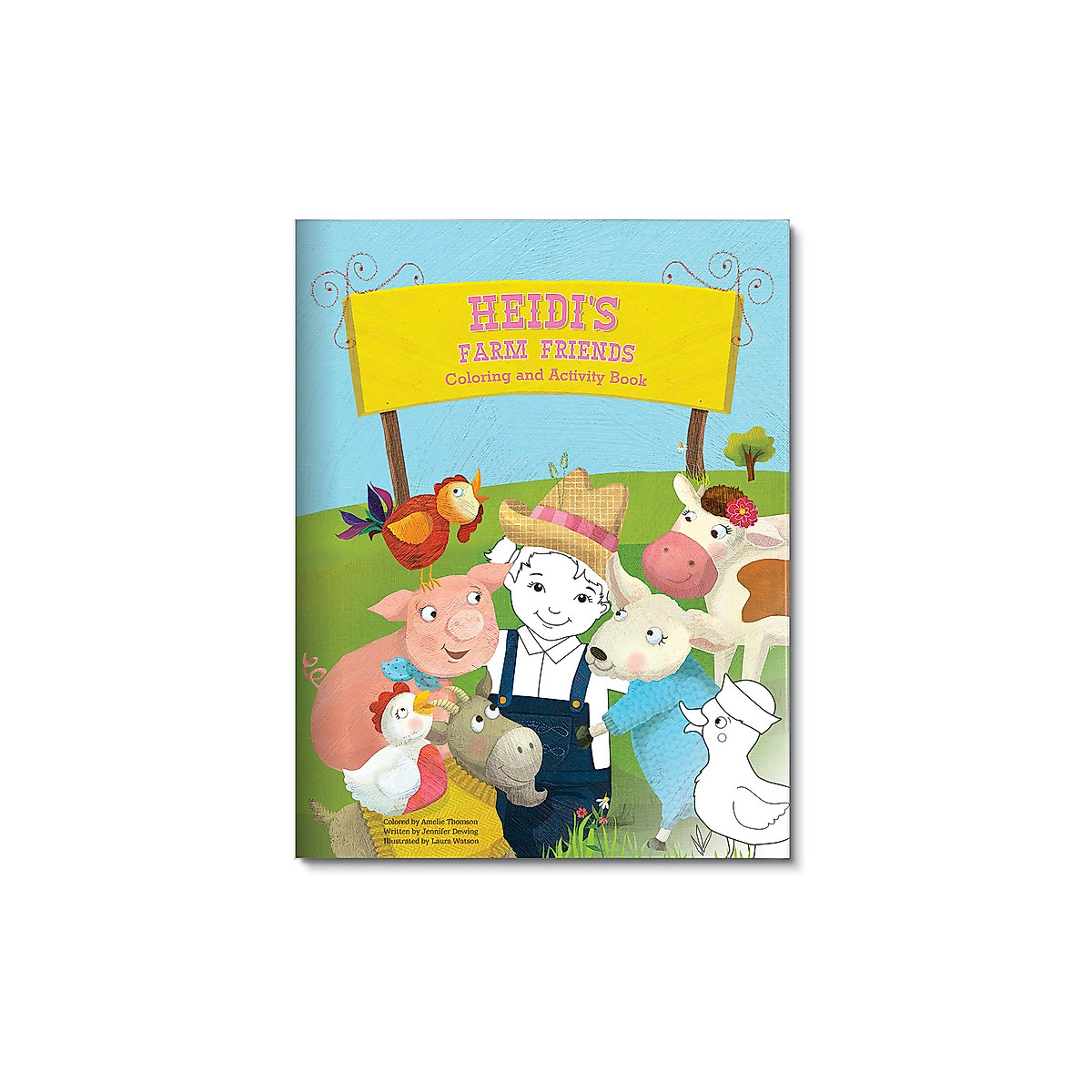 Personalized Coloring & Activity Book for Kids - I See Me! (Farm)