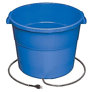 API Heated Bucket Heated Round Bucket, 16 Gallon (Item No. 16HB)