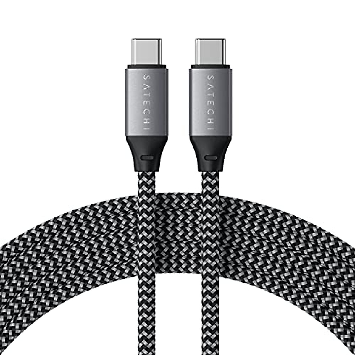 Satechi USB-C to USB-C 100W Charging Cable for USB Type-C Devices - 6.5 Feet (2 Meters) - Compatible with 2020/2019 MacBook Pro, 2020/2018 iPad Pro, 2020/2018 MacBook Air