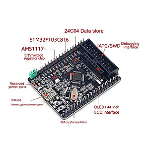 MAKIVI STM32F103C8T6 Development Board STM32 Microcontroller Learning Board Experiment Board
