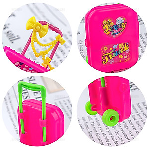 AUEAR, 2 Pcs Fashion Travel Hard Suitcase Box Reception Accessories Gift Luggage for Wedding Decoration