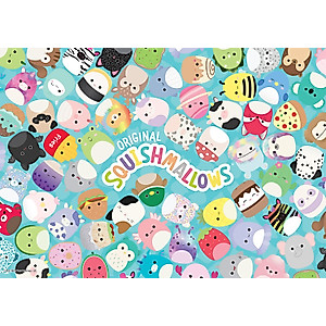 Buffalo Games - Squish Mallow - Squishmallow Friends - 300 Piece Jigsaw Puzzle for Adults Challenging Puzzle Perfect for Game Nights - Finished Size is 21.25 x 15.00