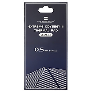 Thermalright Thermal Pad 14.8 W/mK Non Conductive Heat Dissipation Silicone Pad for PC Laptop Heatsink CPU/GPU/LED Graphics Card Motherboard Silicone Grease Multi-Size Pad (85x45x0.5mm)