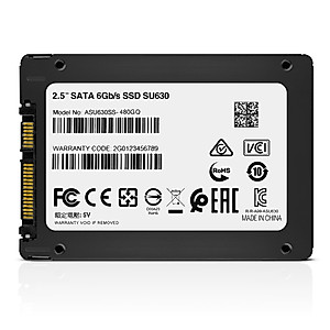 ADATA Ultimate SU630 480GB Solid State Drive, Black