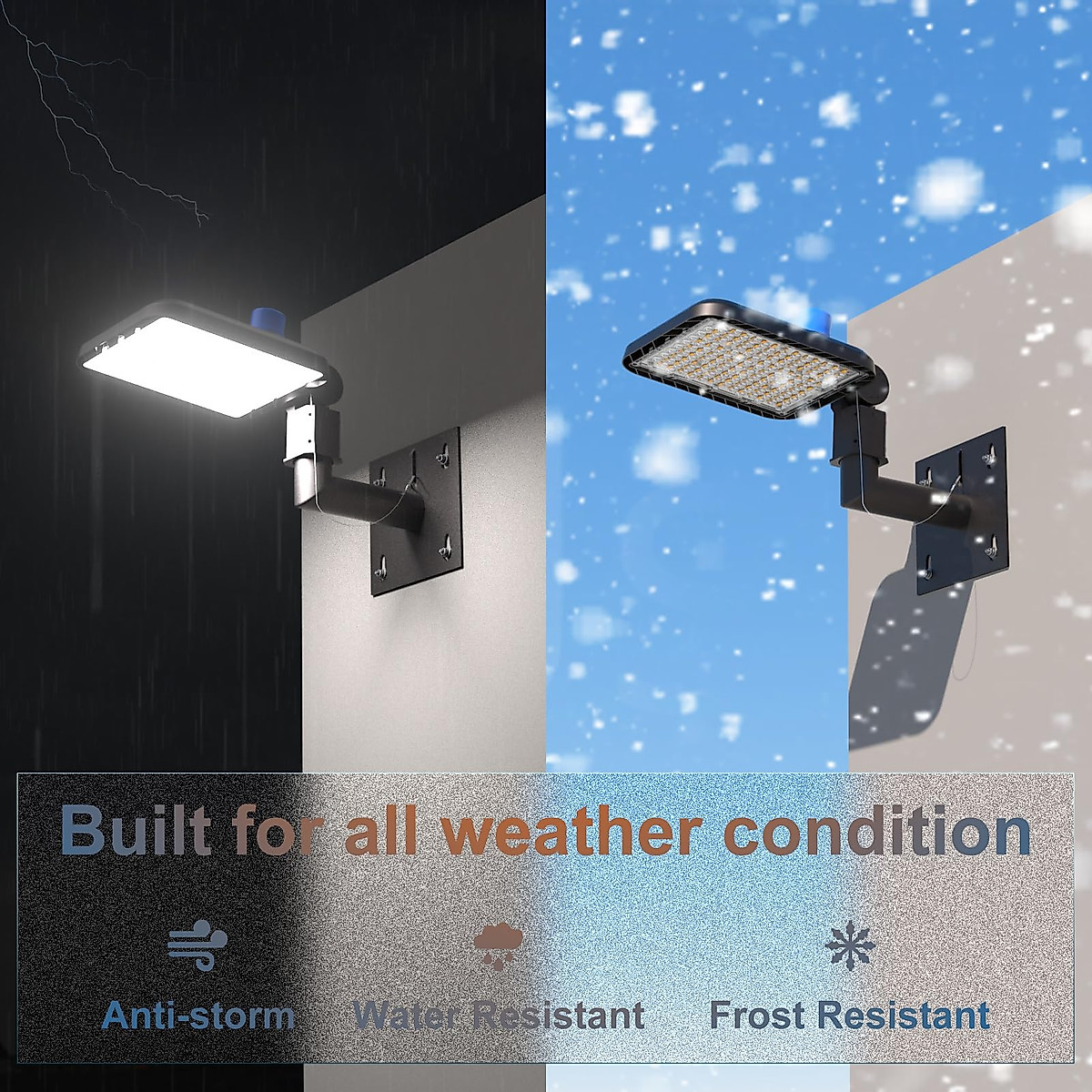 Lightdot Parking Lot Light Wall Mount Bracket 90 Degree, Aluminum Extension Mounting Pole