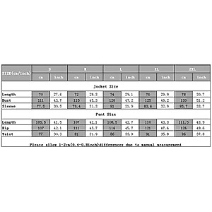 watersouprty Men's Casual Tracksuit Long Sleeve Running Jogging Running Athletic Sports Set (Khaki#, L)