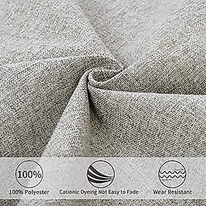 Panku Large Dog Bed, Washable Waterproof Memory Foam Crate Mat, Outdoor Bed, Calming Mat (Grey, 35x22x2)