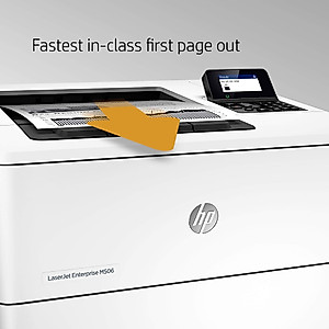 HP Laserjet Enterprise M506n Laser Printer with Built-in Ethernet (F2A68A) (Renewed)