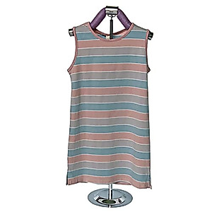 Zerodeko Kid Dress Form Cloth Gown Stainless Steel Clothing Display Rack Support Holder Stand Baby Apparel Hangers for Baby Kids Toddlers